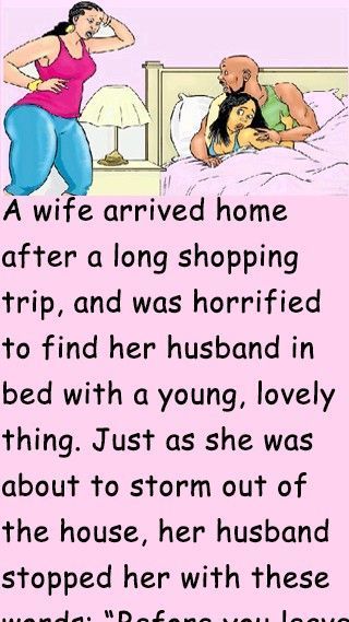 A wife was horrified to find her husband ... - Funny Good Stories