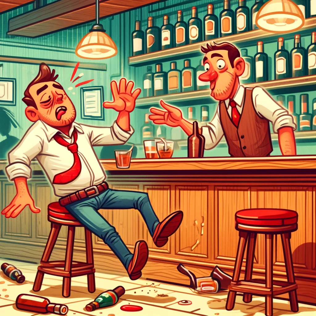 A man is in a bar - Funny Good Stories