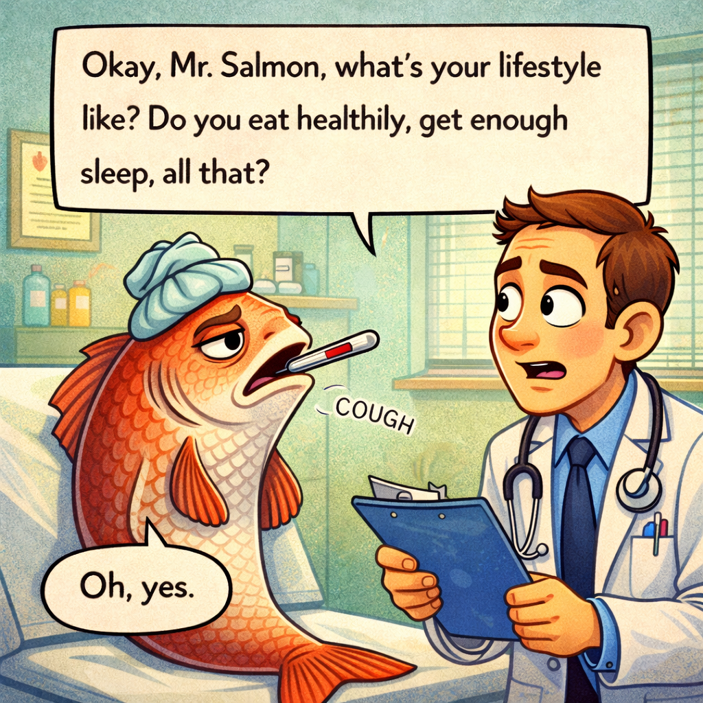 Video: The fish and the doctor - Funny Good Stories