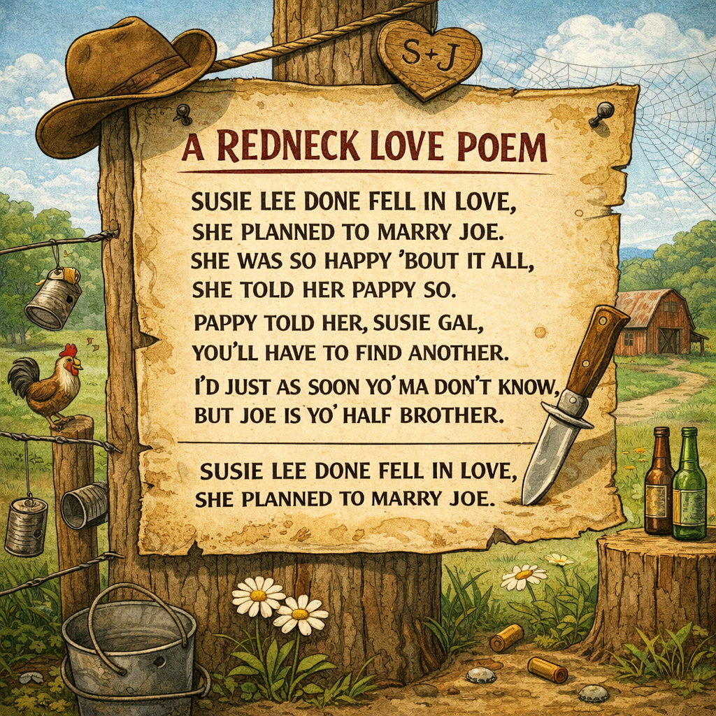 Video: A redneck poem in - Funny Good Stories