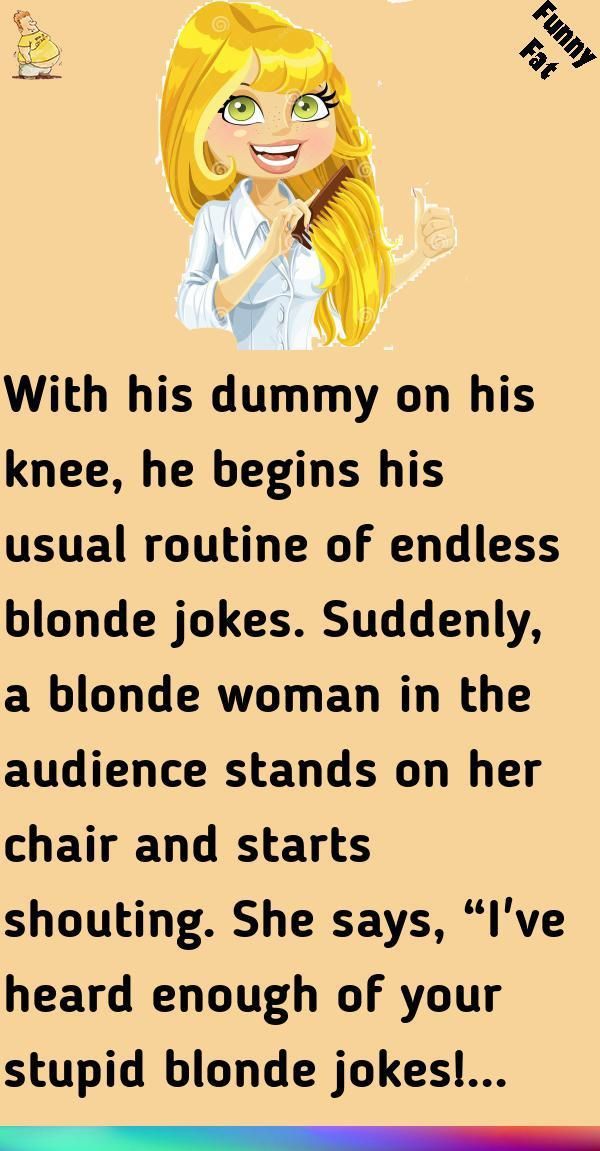 Enough blonde jokes - Funny Good Stories