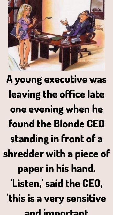 The Blonde CEO - Funny Good Stories