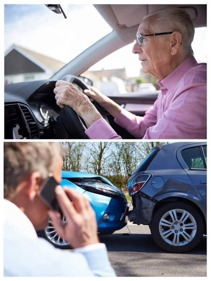 An elderly man rear-ended a guy driving an expensive European sports ...