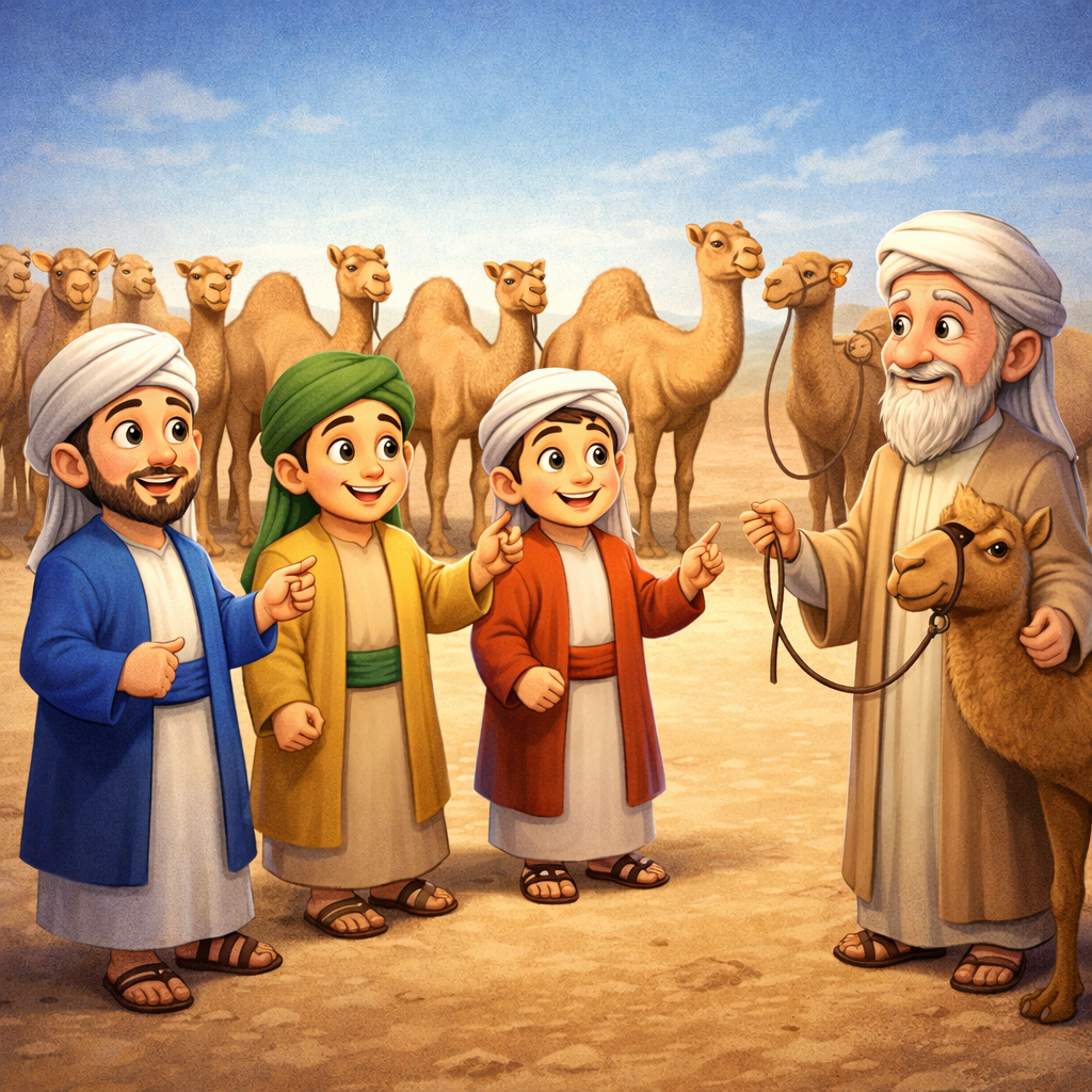 Video: A Father Who Left 17 Camels As An Asset - Funny Good Stories