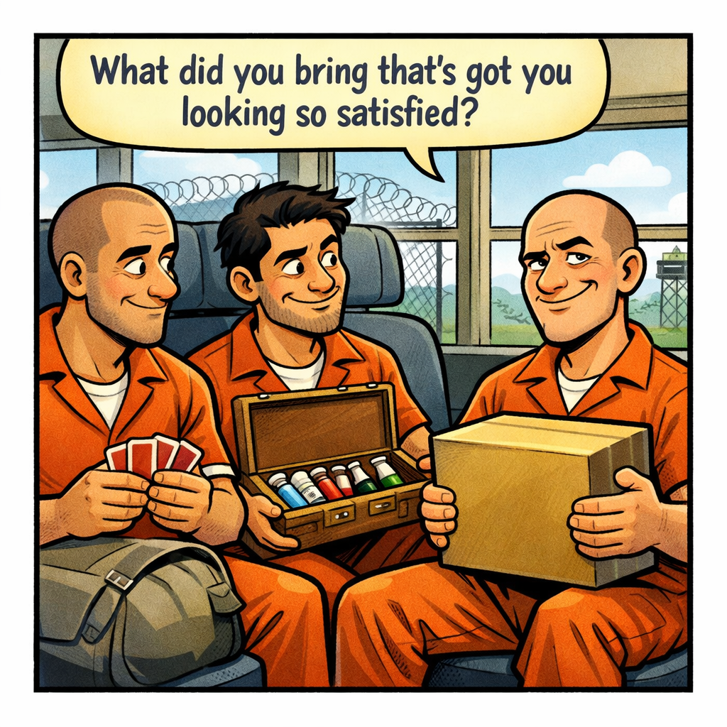 Three inmates were being transported to state prison - Funny Good Stories