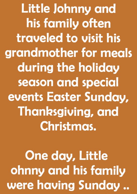 Little Johnny and his family - Funny Good Stories
