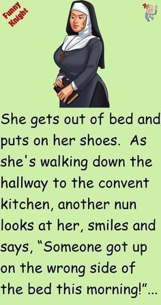 A nun wakes up ... - Funny Good Stories