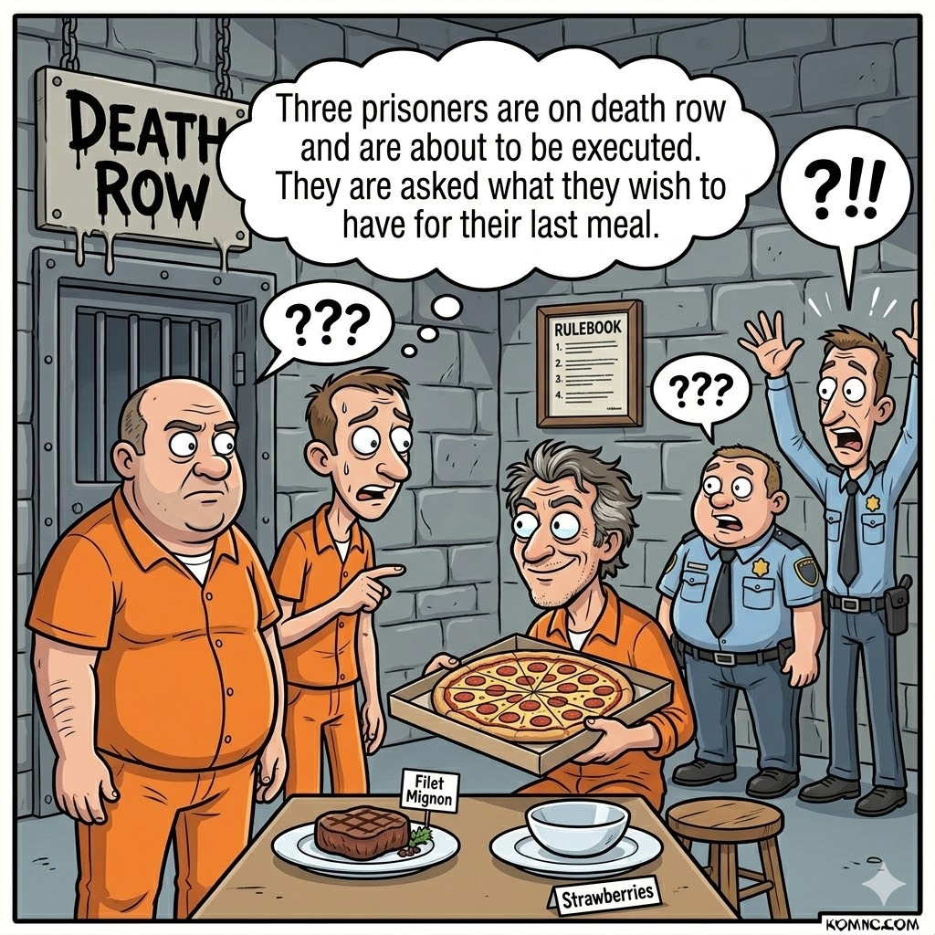 Three prisoners are on death row - Funny Good Stories