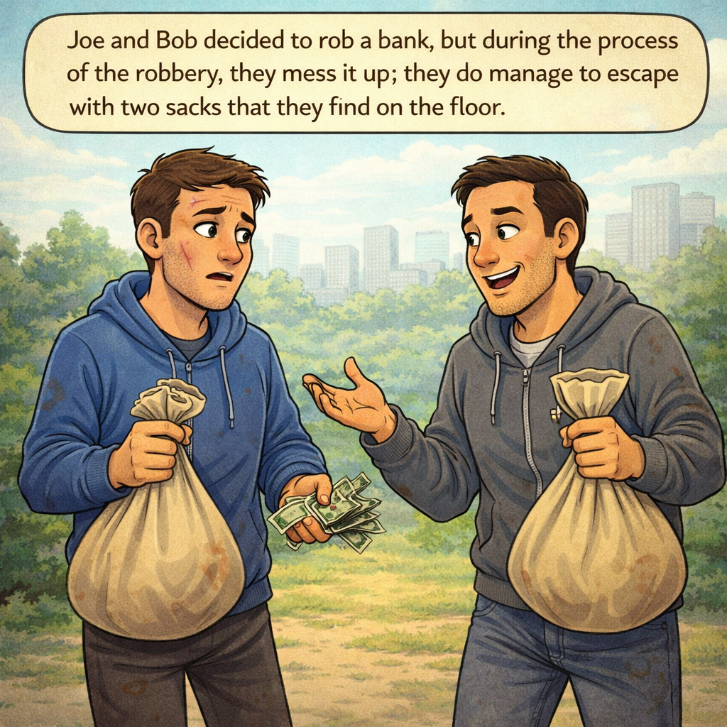 Video: Joe and Bob decided to rob a bank - Funny Good Stories