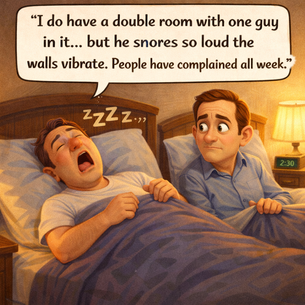 No trouble with the snoring?! - Funny Good Stories